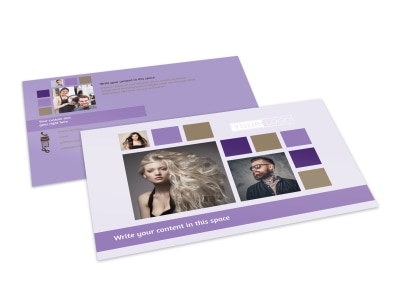 Hair Salon Postcard Templates | MyCreativeShop