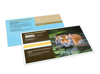 Pets & Animals Postcard Templates | MyCreativeShop