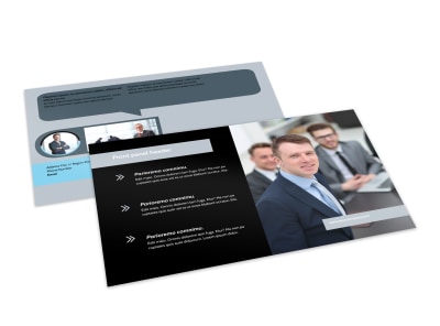 Financial Services Postcard Templates | MyCreativeShop