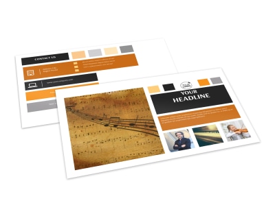 Music & Arts Postcard Templates | MyCreativeShop