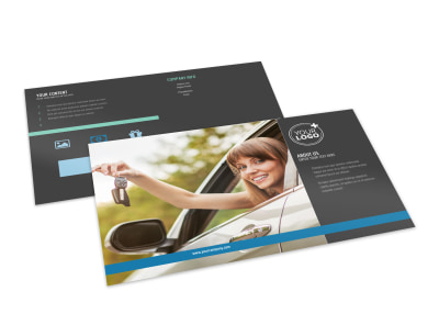 Automotive & Transportation Postcard Templates