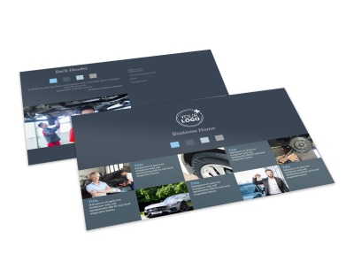 Automotive & Transportation Postcard Templates