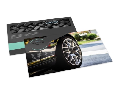 Automotive & Transportation Postcard Templates