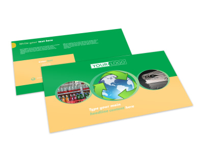 Energy & Environment Postcard Templates | MyCreativeShop