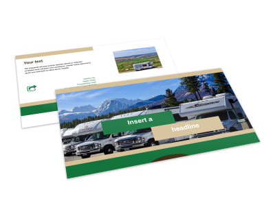 Automotive & Transportation Postcard Templates