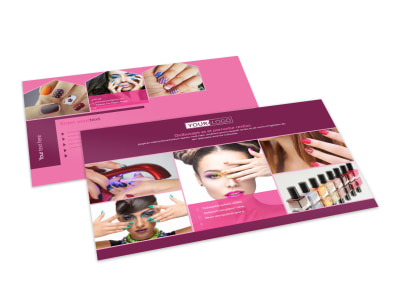 Nail Salon Postcard Templates | MyCreativeShop