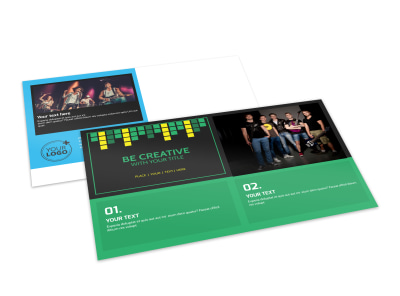 Music & Arts Postcard Templates | MyCreativeShop