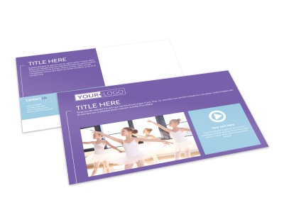 Dance Postcard Templates | MyCreativeShop