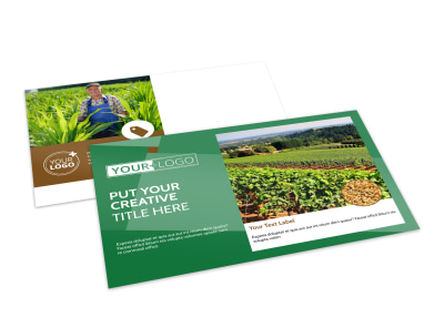 Agriculture Postcard Templates | MyCreativeShop