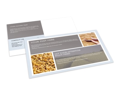 Agriculture Postcard Templates | MyCreativeShop