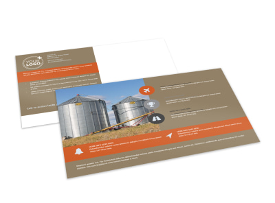 Agriculture Postcard Templates | MyCreativeShop