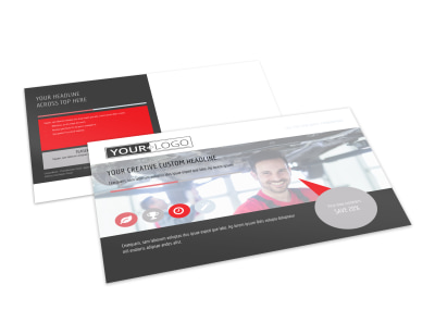 Automotive & Transportation Postcard Templates