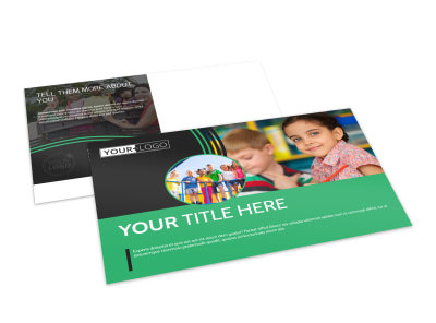 Daycare Postcard Templates | MyCreativeShop
