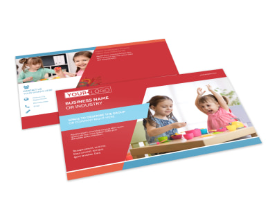 Child Care Postcard Templates | MyCreativeShop