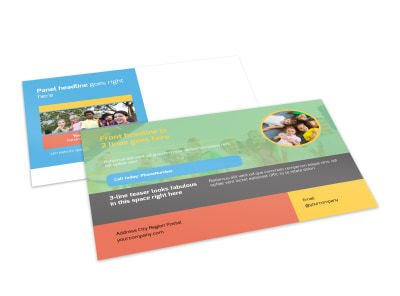 Daycare Postcard Templates | MyCreativeShop