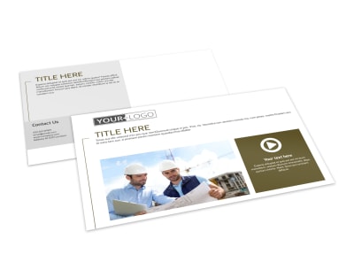 Construction Postcard Templates | MyCreativeShop
