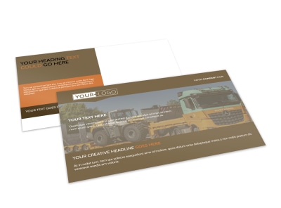 Construction Postcard Templates | MyCreativeShop