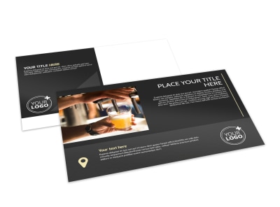 Food & Beverage Postcard Templates | MyCreativeShop
