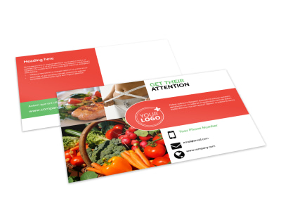 Nutrition Postcard Templates | MyCreativeShop
