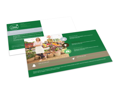 Food & Beverage Postcard Templates | MyCreativeShop