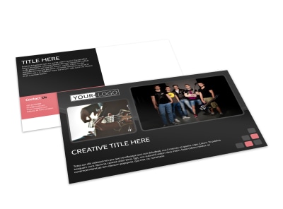 Band Postcard Templates | MyCreativeShop