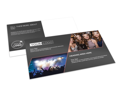 Nightclub Postcard Templates | MyCreativeShop