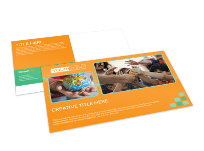 Fundraising Postcard Templates | MyCreativeShop