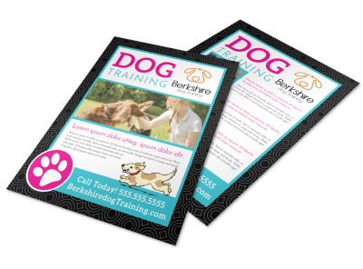 Dog Training Brochure Templates | MyCreativeShop