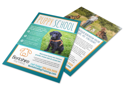 Dog Training Flyer Templates | MyCreativeShop