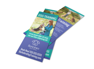 Dog Training Flyer Templates | MyCreativeShop