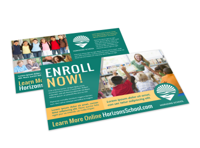 School Postcard Templates | MyCreativeShop