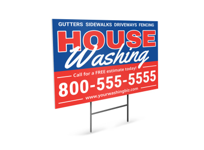 Pressure Washing Yard Sign Templates | MyCreativeShop