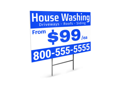Pressure Washing Yard Sign Templates | MyCreativeShop