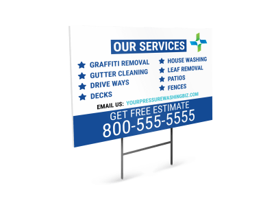 Cleaning Yard Sign Templates | MyCreativeShop