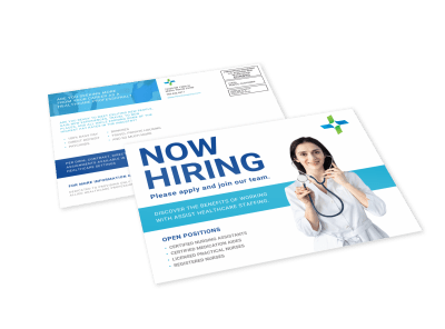 Now Hiring Postcard Templates | MyCreativeShop