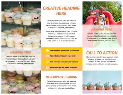 Party Rental Supplies Brochure Template | MyCreativeShop