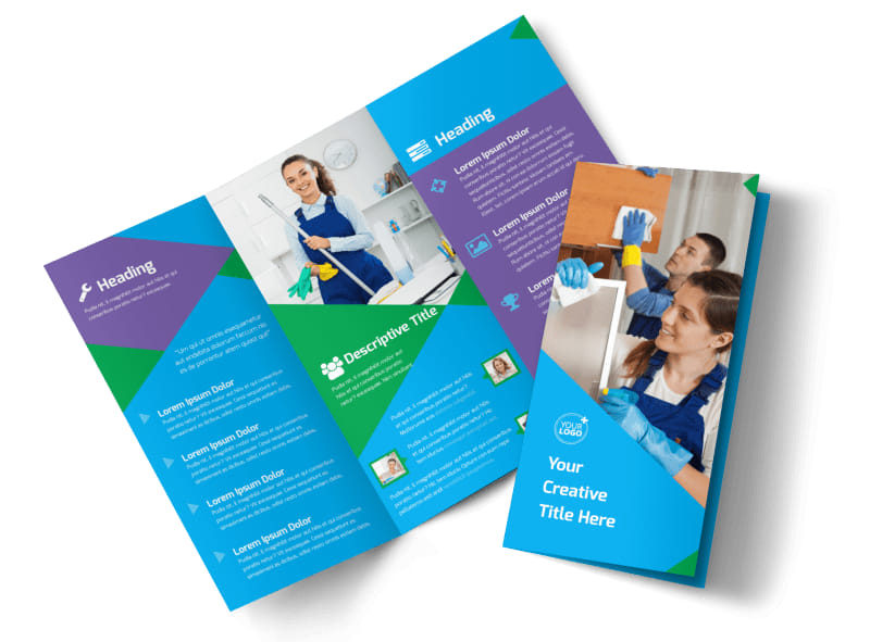 Commercial Cleaning Brochure Template MyCreativeShop
