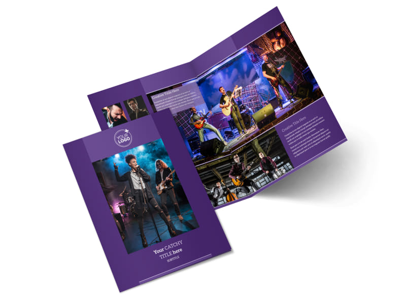 Music Concert Brochure Template MyCreativeShop