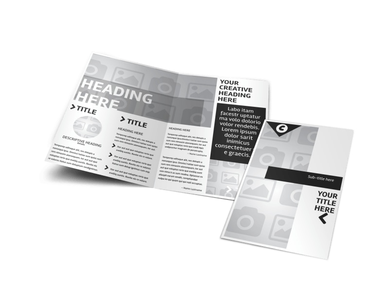 Music Lessons Brochure Template | MyCreativeShop