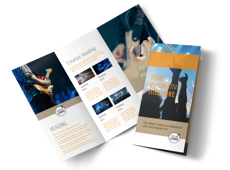 Music Event Brochure Template MyCreativeShop