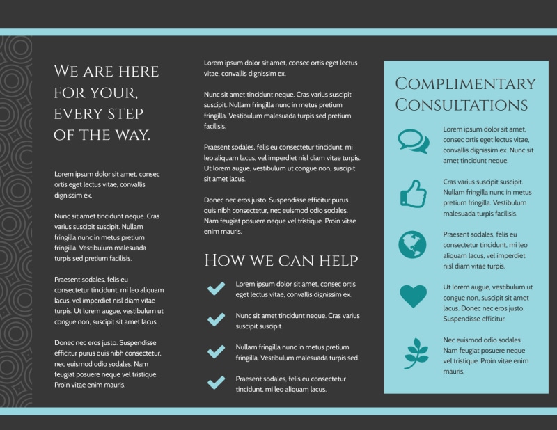 Mental Health Brochure Template MyCreativeShop