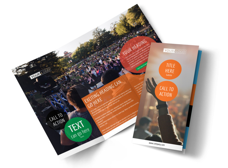 Park Concert Brochure Template MyCreativeShop