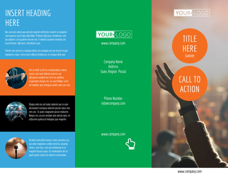Park Concert Brochure Template MyCreativeShop