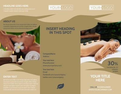 Day Spa Brochure Template | MyCreativeShop