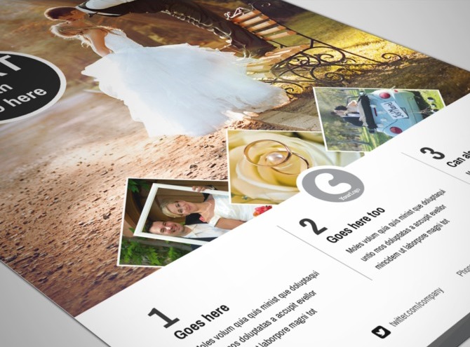 Wedding Photography Package Flyer Template