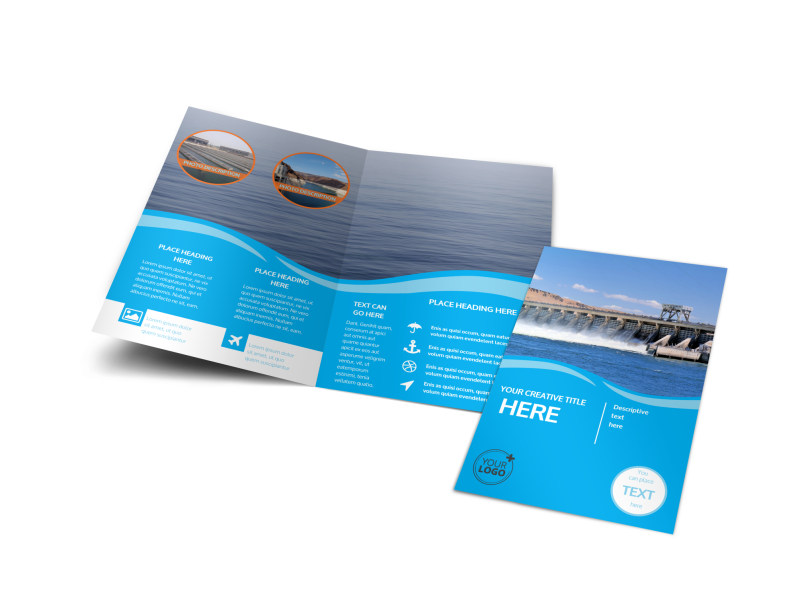 Hydropower Brochure Template | MyCreativeShop