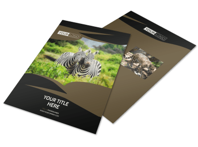 African Safari Flyer Template | MyCreativeShop
