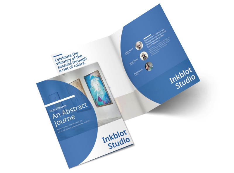 Artist Brochure Template Free
