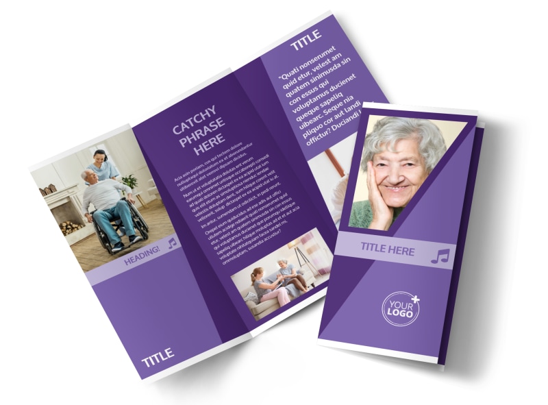 Special Needs Assisted Living Brochure Template MyCreativeShop