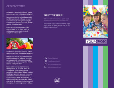 Party Entertainment Company Brochure Template